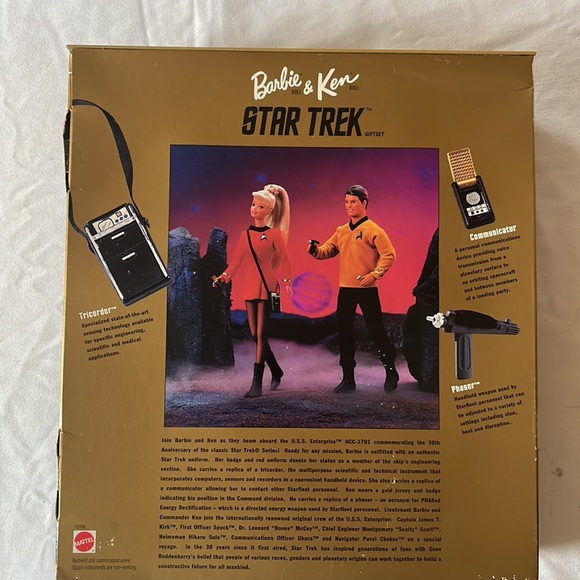 Barbie | Toys | Barbie And Ken Star Trek Gift Set | Poshmark